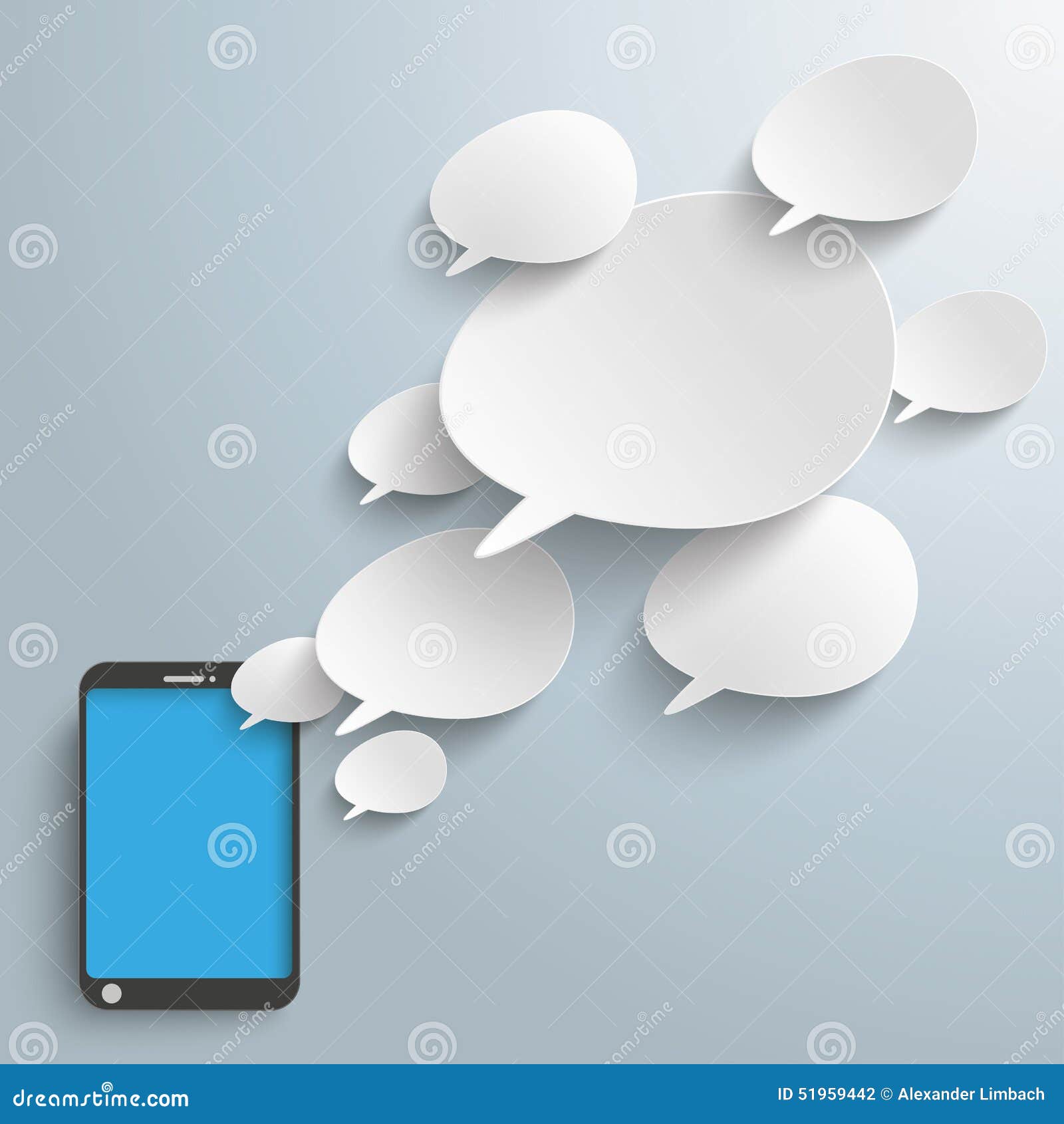 Bevel Speech Bubbles Infographic Design Concrete Cartoon Vector ...