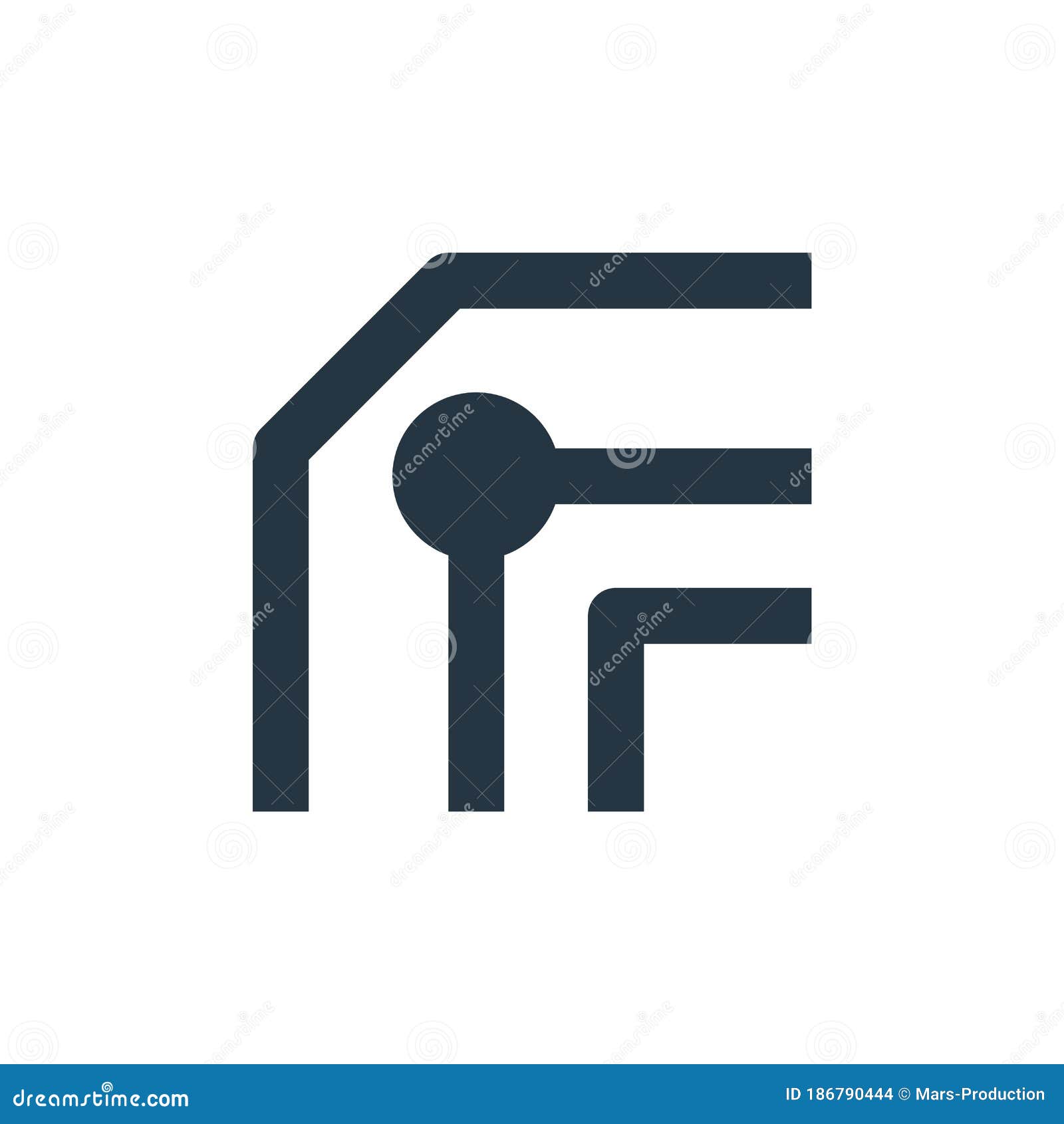 Bevel Vector Icon. Bevel Editable Stroke. Bevel Linear Symbol for Use ...