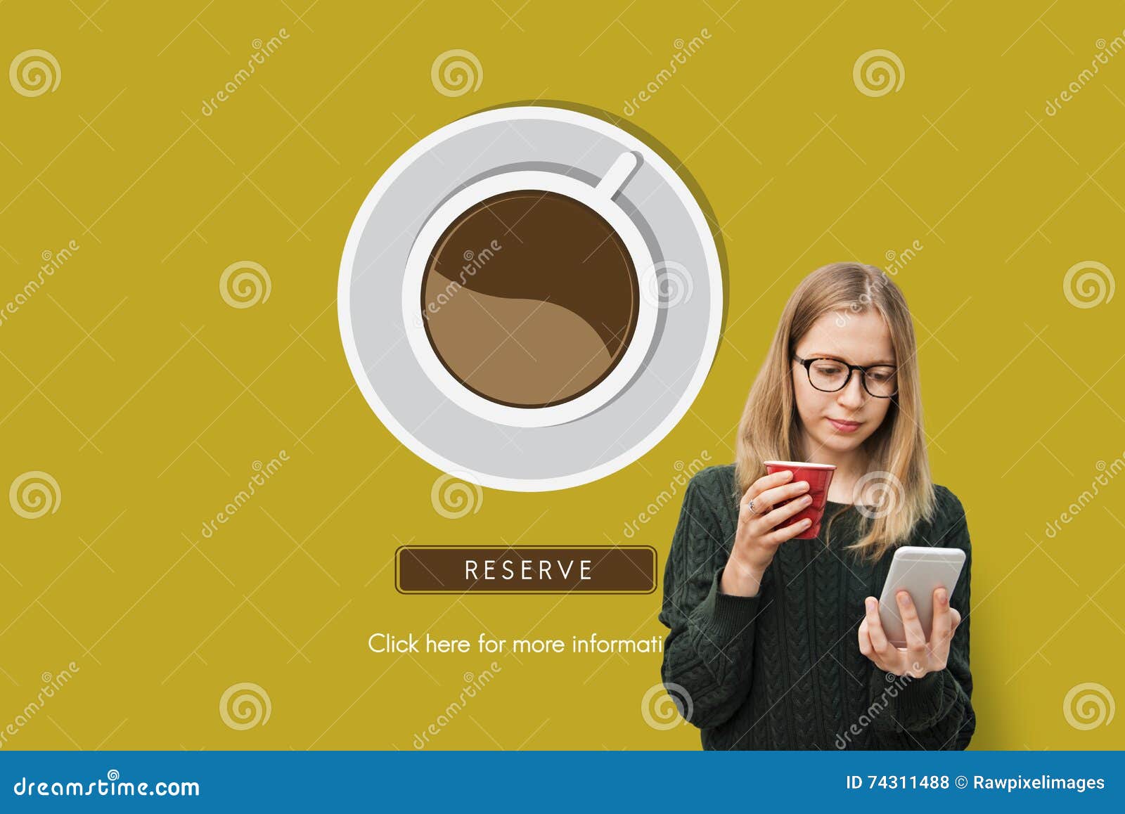 Beverage Cafe Refresh Coffee Break Aromatic Concept Stock Photo - Image ...