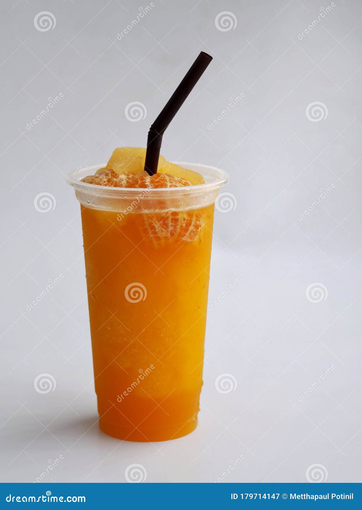 Orange juice ice blend stock image. Image of detox, summer - 179714147