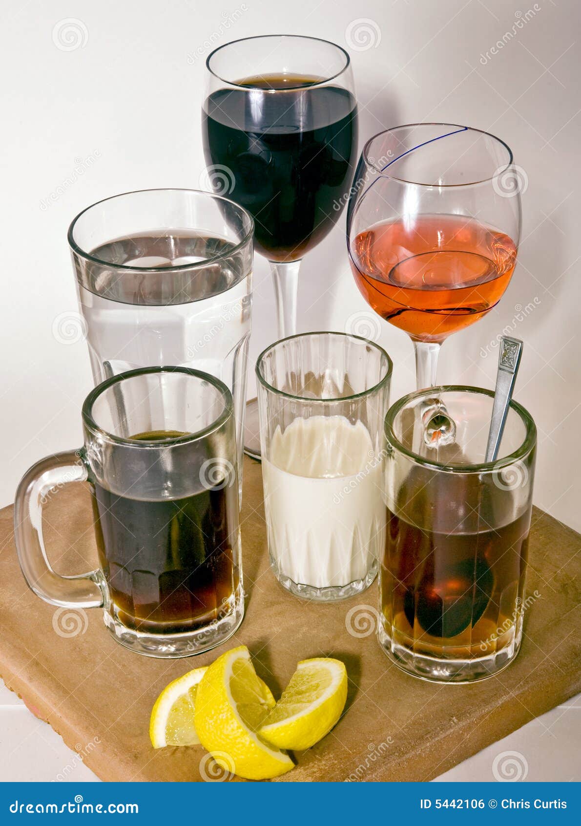 Beverages stock photo. Image of white, wine, refreshment - 5442106