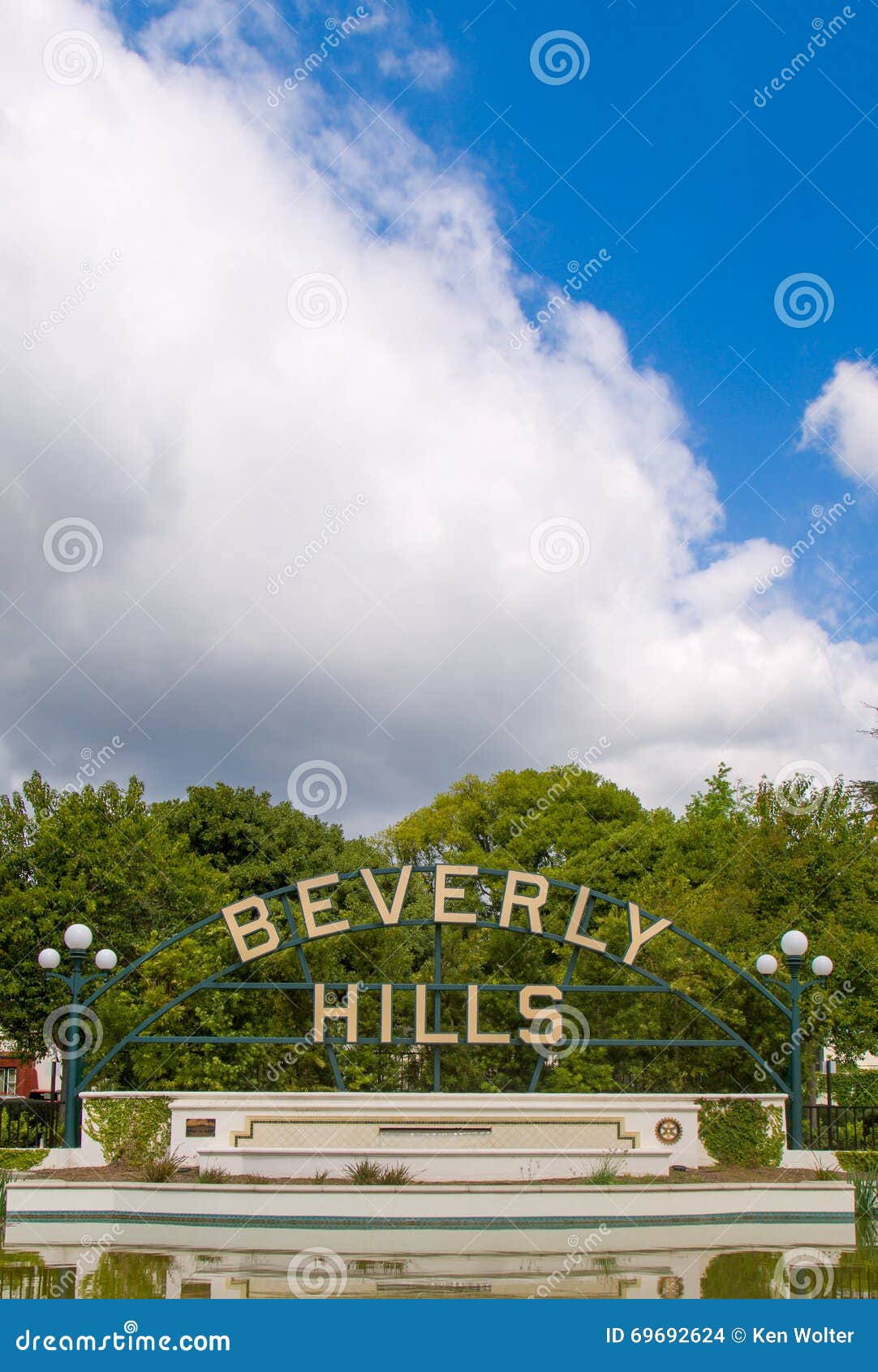 Beverly Gardens Park redaktionelles stockbild. Bild von beverly - 69692624