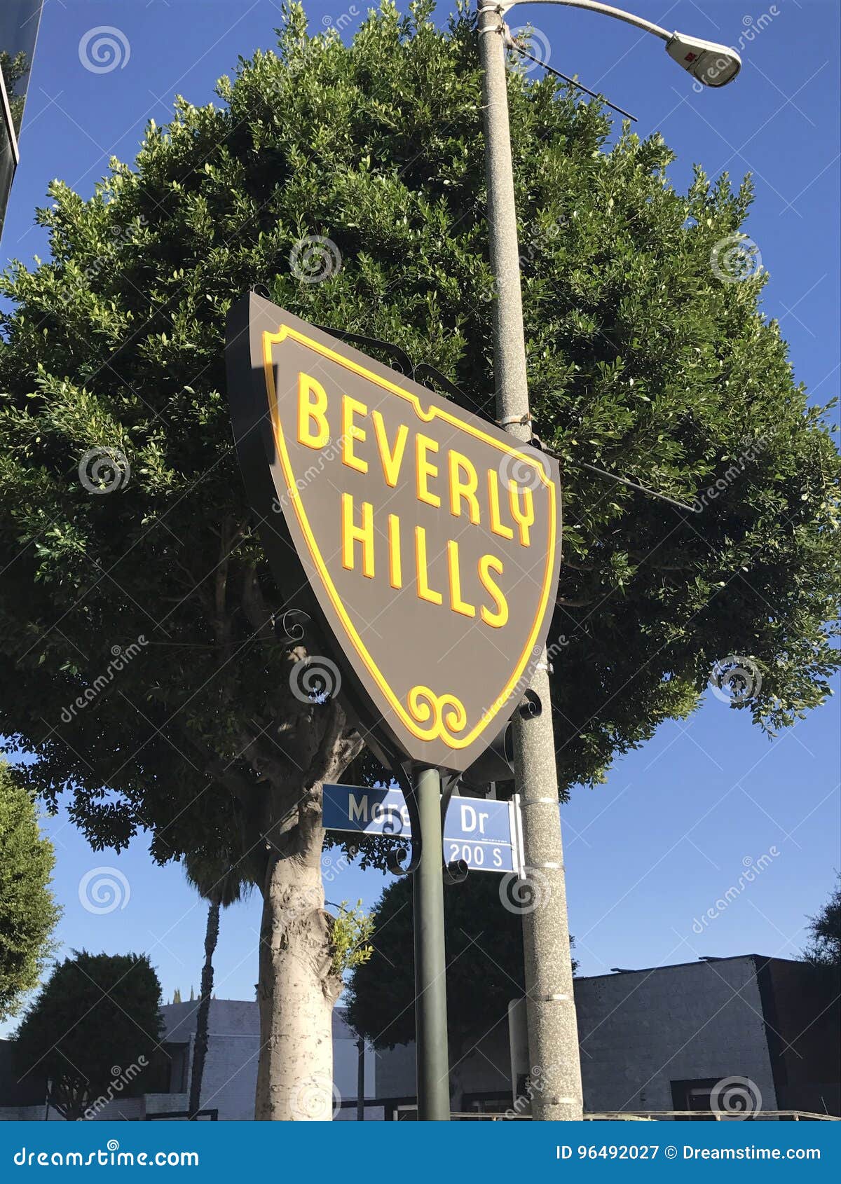 Beverly Hills Sign editorial photography. Image of sign - 96492027
