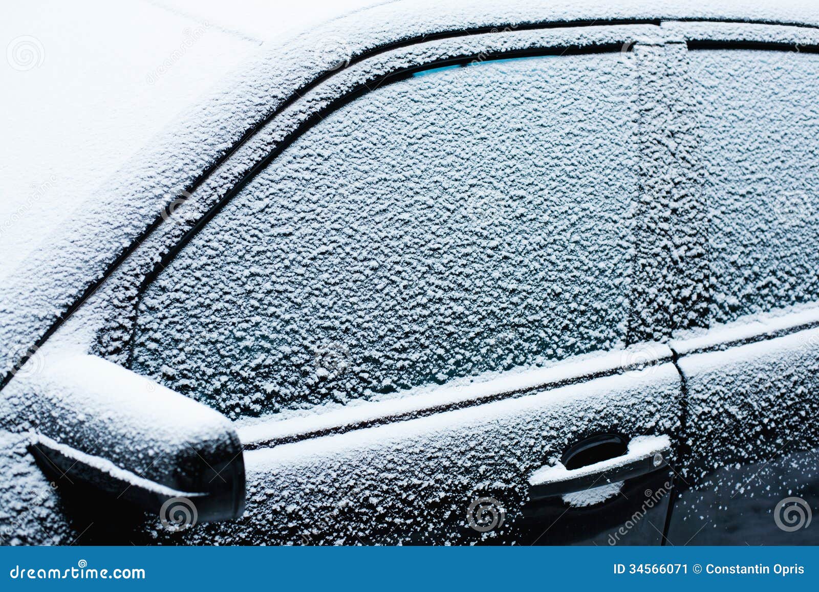 Bevroren auto stock afbeelding. Image of ongelijk, bevriezing - 34566071