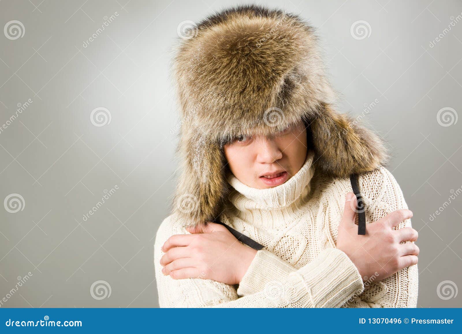 Bevroren mens stock foto. Afbeelding bestaande uit vorst - 13070496