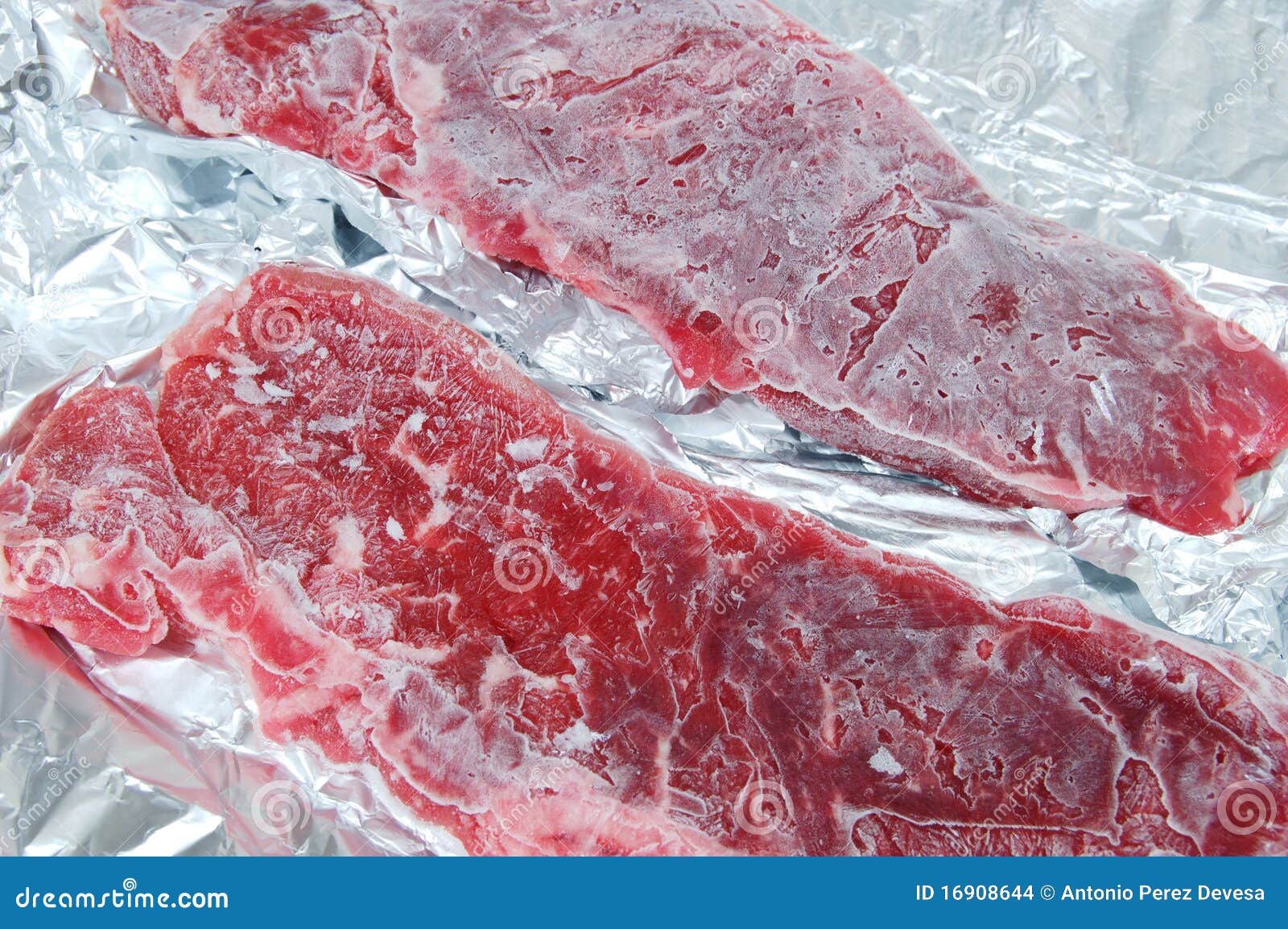 Bevroren vlees stock foto. Image of vorst, bevriezing - 16908644