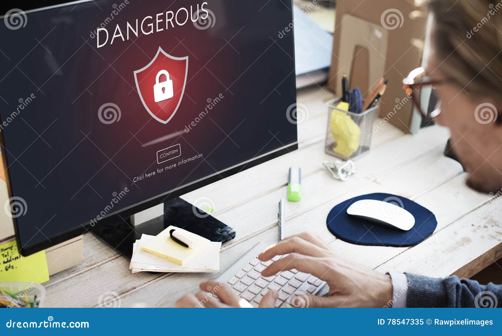 Beware Caution Dangerous Hacking Concept Stock Image - Image of digital ...