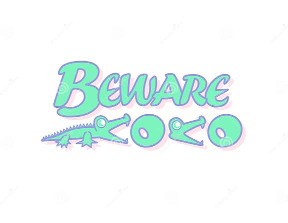 Beware Coco, Child Vector Design Stock Vector - Illustration of blue ...