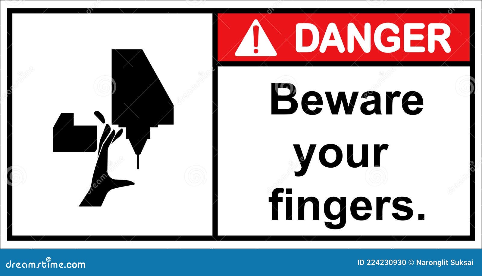 Beware Of The Dangers Of CNC Machines.,Warning Sign Vector Illustration ...