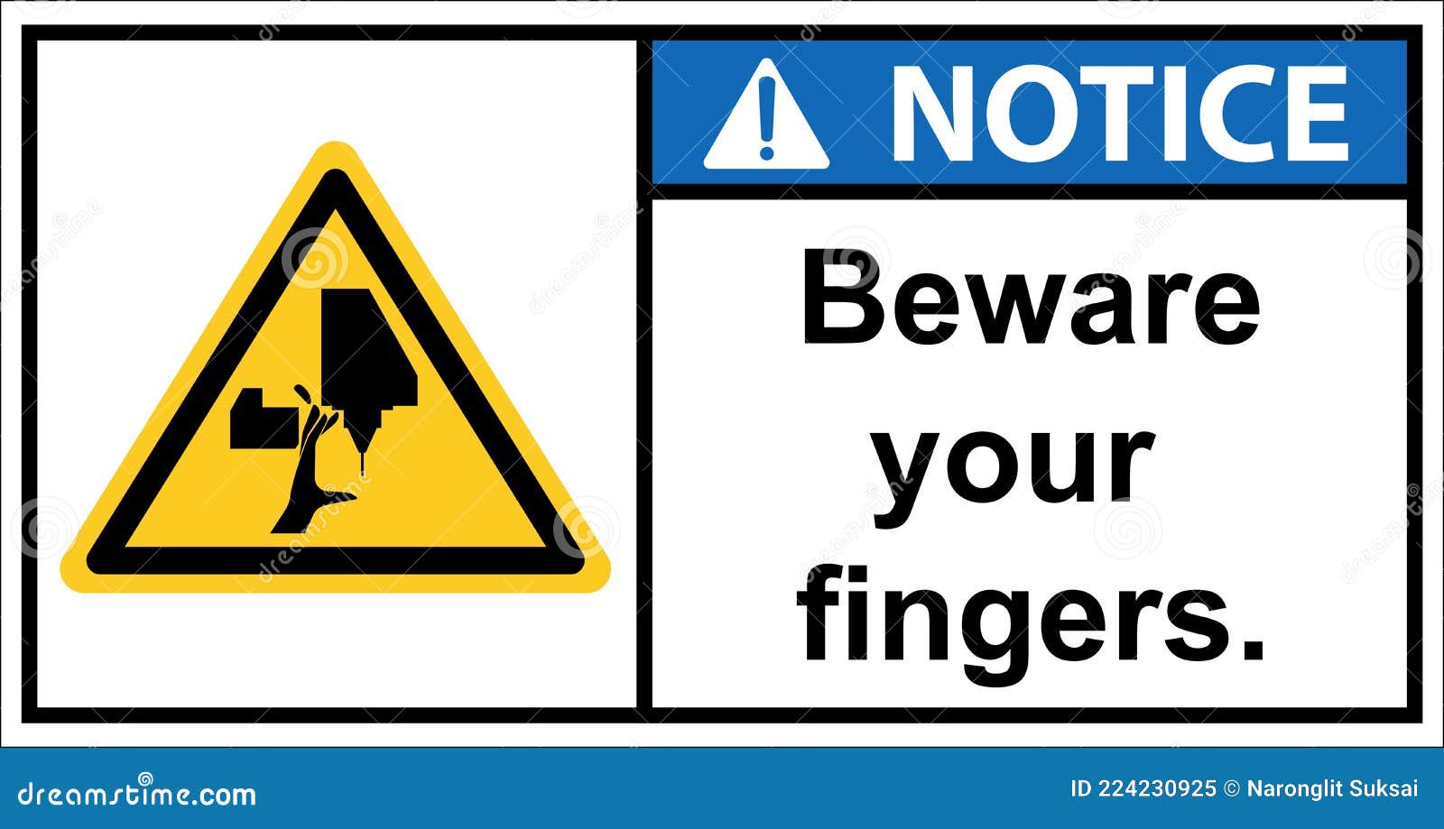 Beware Of The Dangers Of CNC Machines.,Notice Sign Cartoon Vector ...