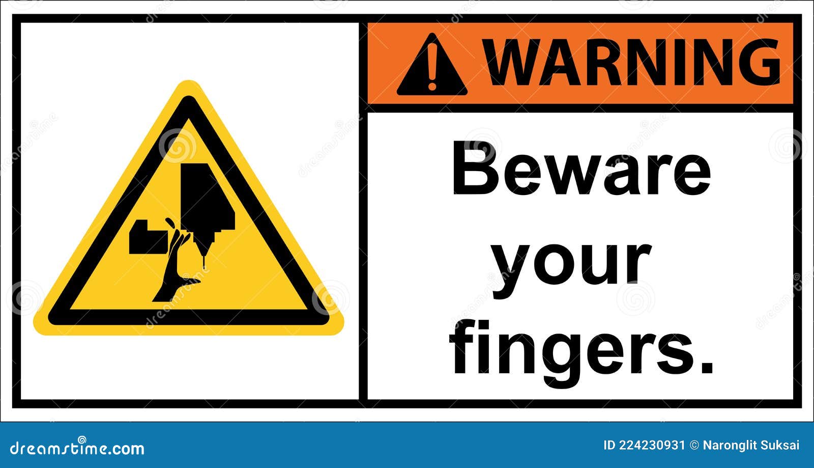 Beware of the Dangers of CNC Machines.,Warning Sign Stock Vector ...