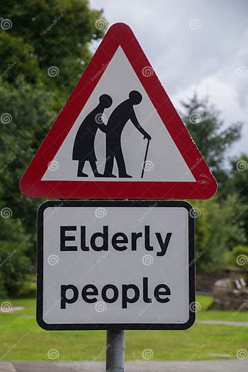 Beware of elderly people stock image. Image of beware - 75987555