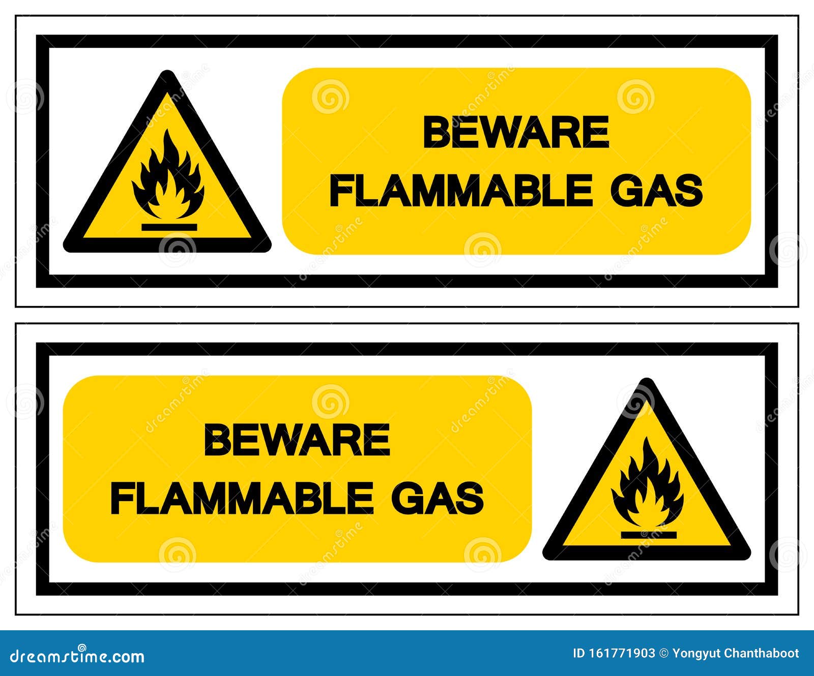 Flammable Gas Vector