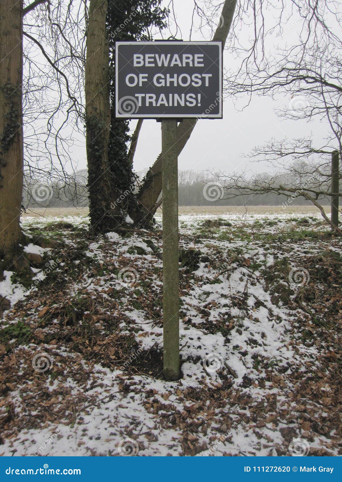 Ghost Sign! stock photo. Image of beware, ghost, trains - 111272620