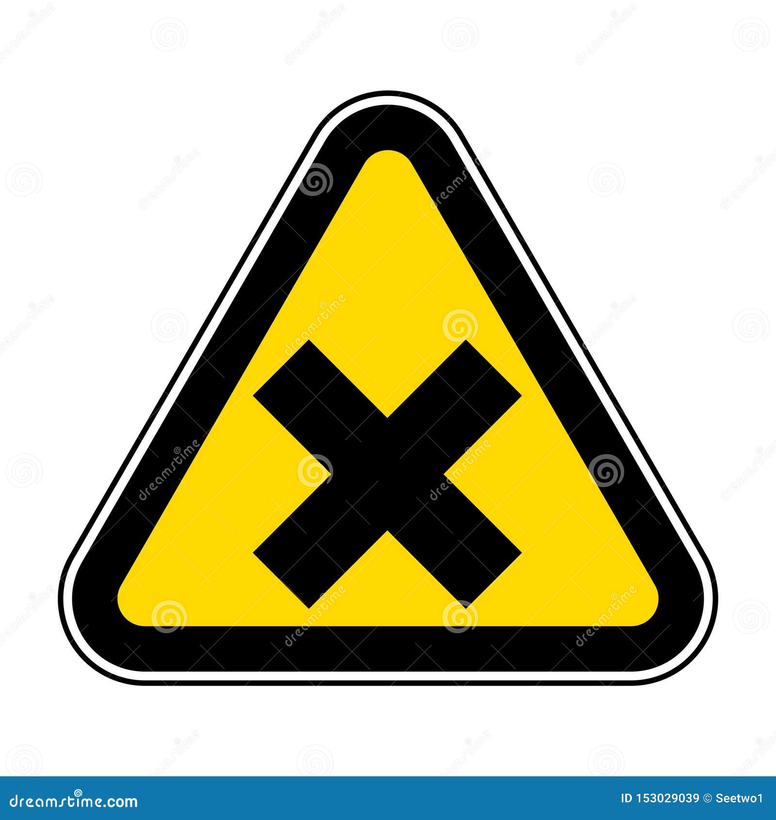 Beware Irritant Symbol Yellow Sign Isolate on White Background,Vector ...