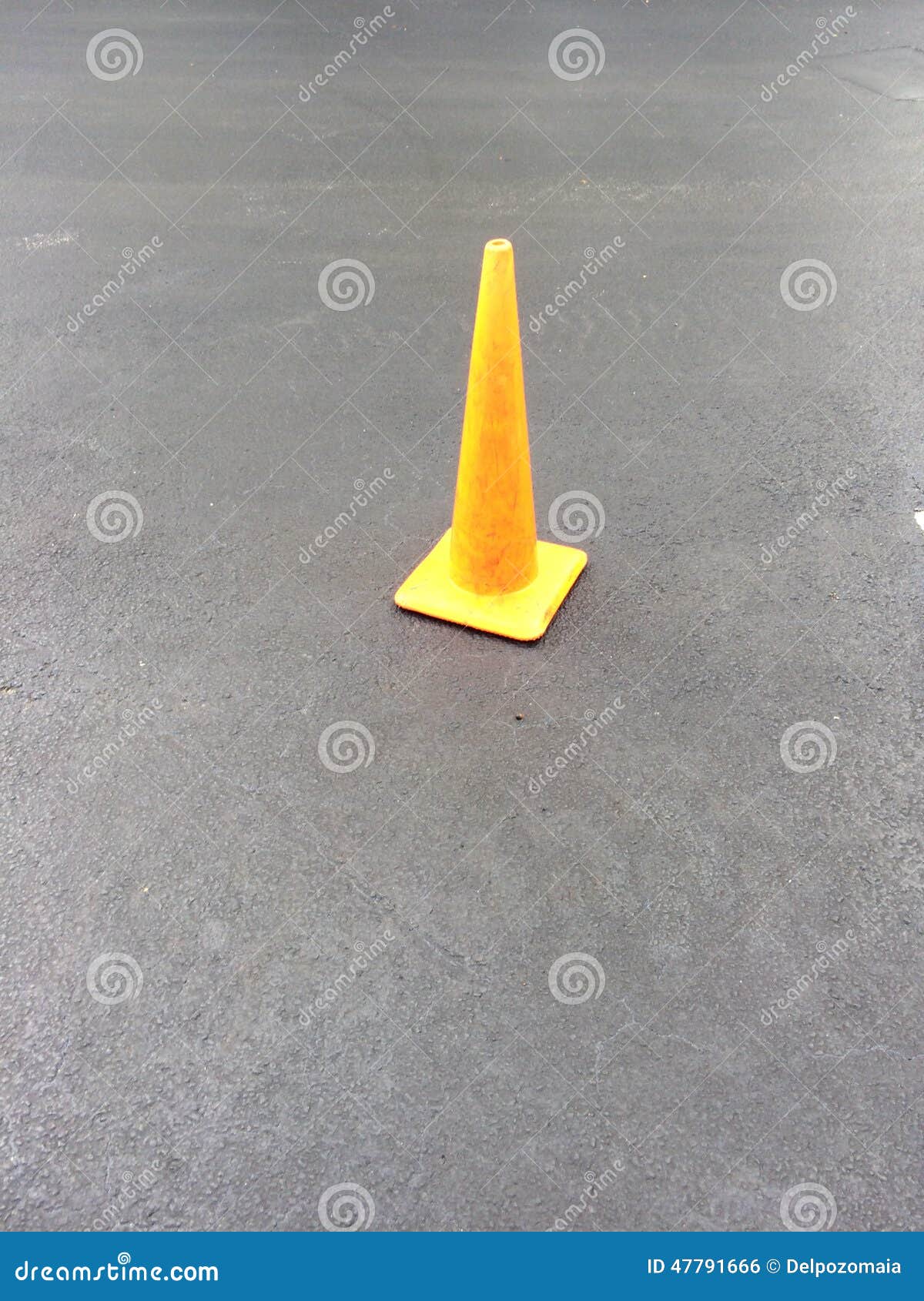 Beware, Obstacle on the Road Stock Photo - Image of sign, park: 47791666