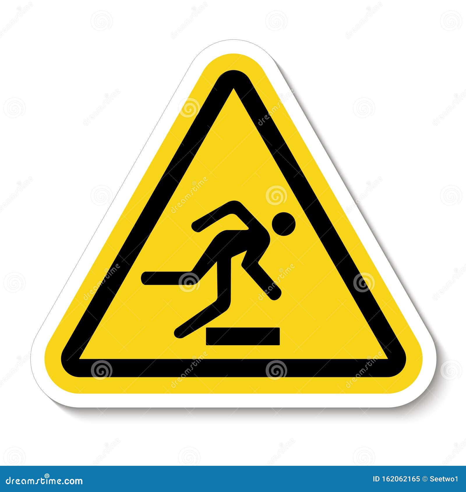 Beware Obstacles Symbol Sign Isolate on White Background,Vector ...