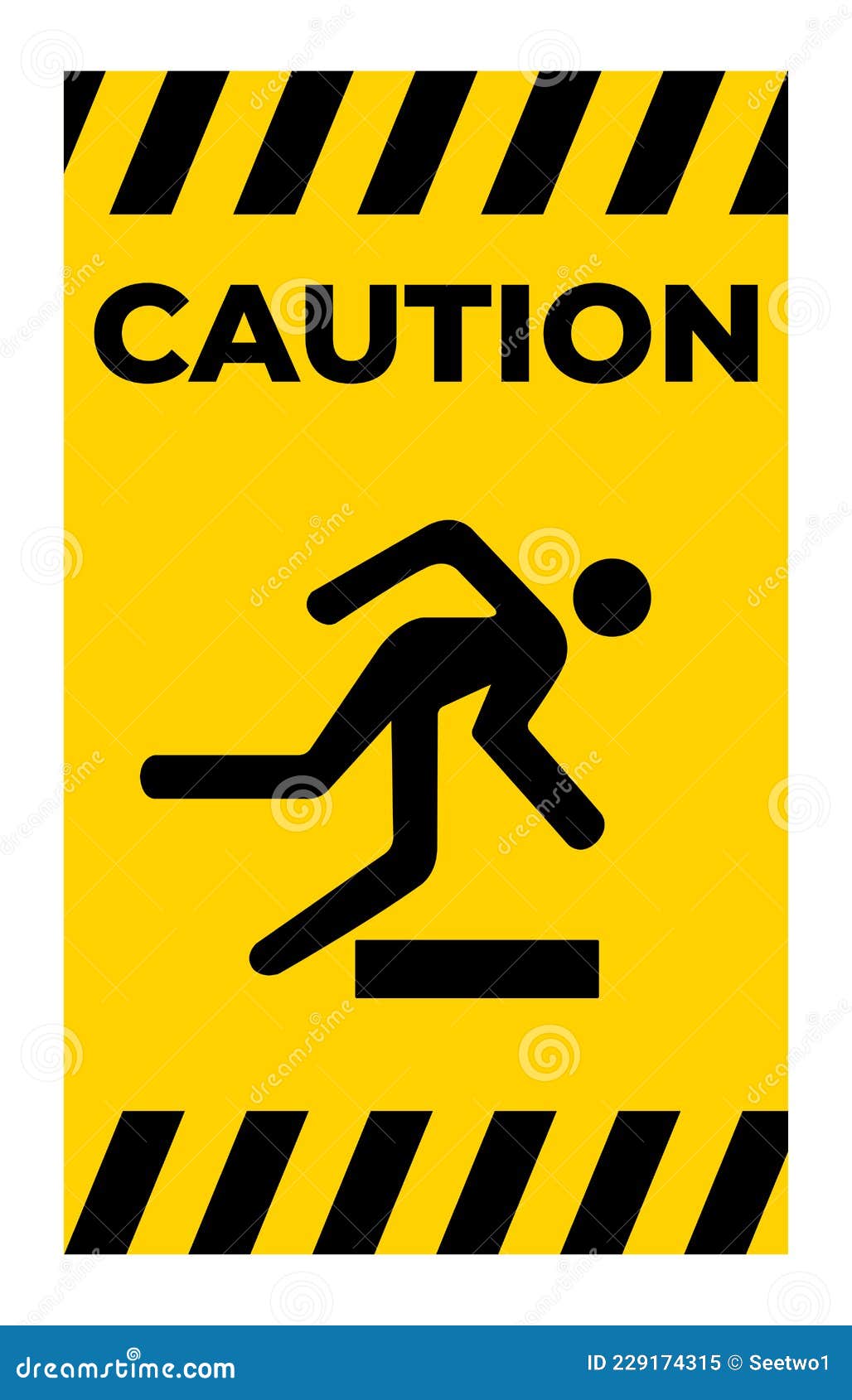 Beware Obstacles Symbol Sign Isolate on White Background,Vector ...