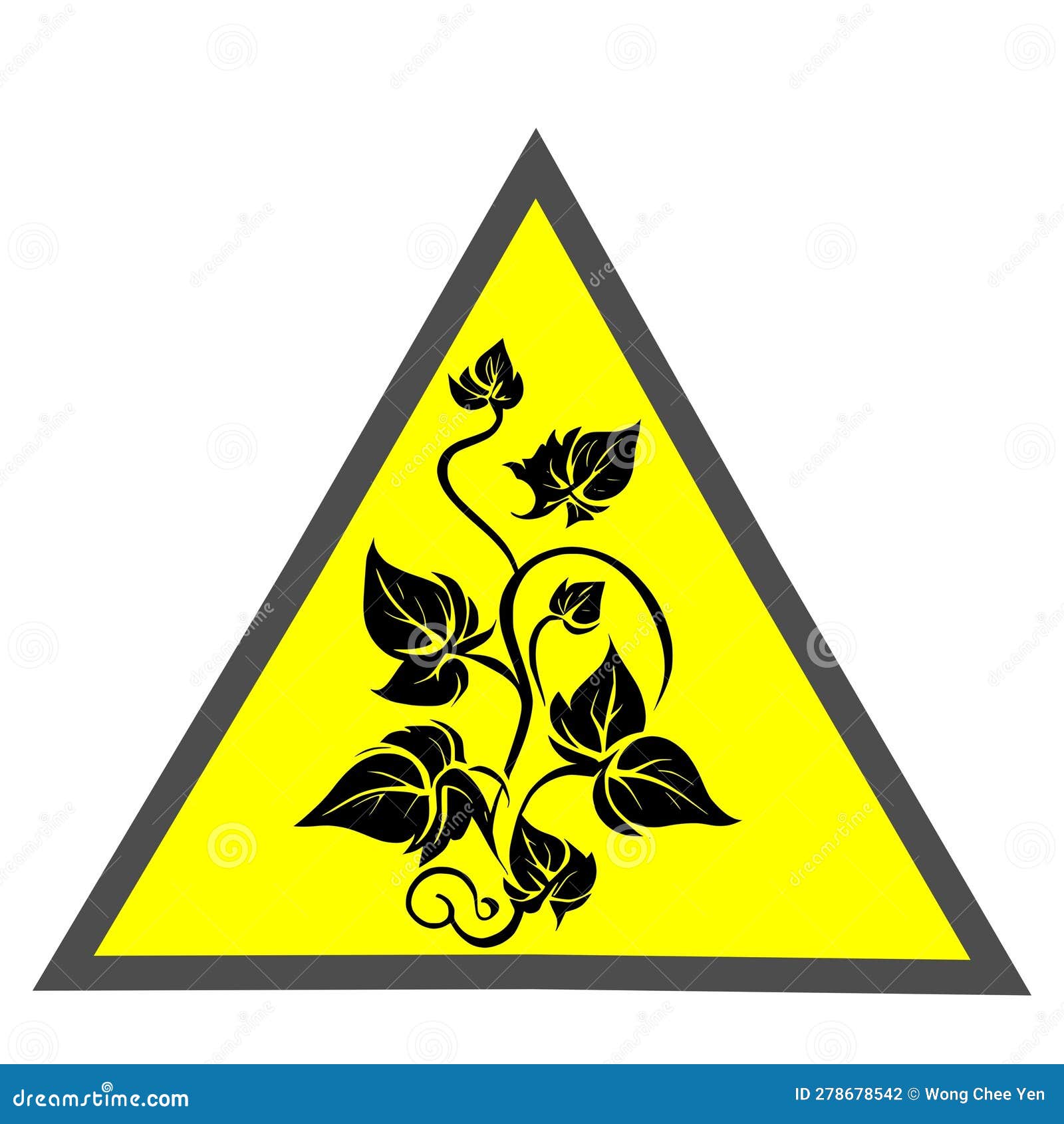 Beware of Poison Vector Graphics Stock Illustration - Illustration of ...