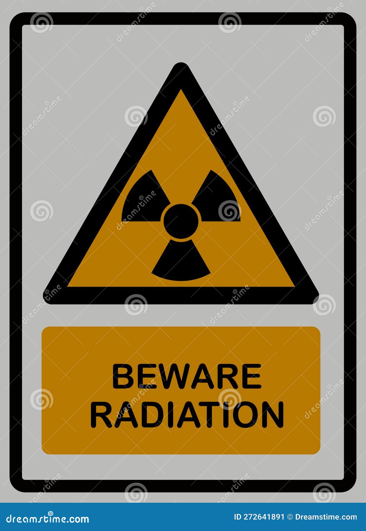 Beware Radiation Signs Stock Image | CartoonDealer.com #272641891