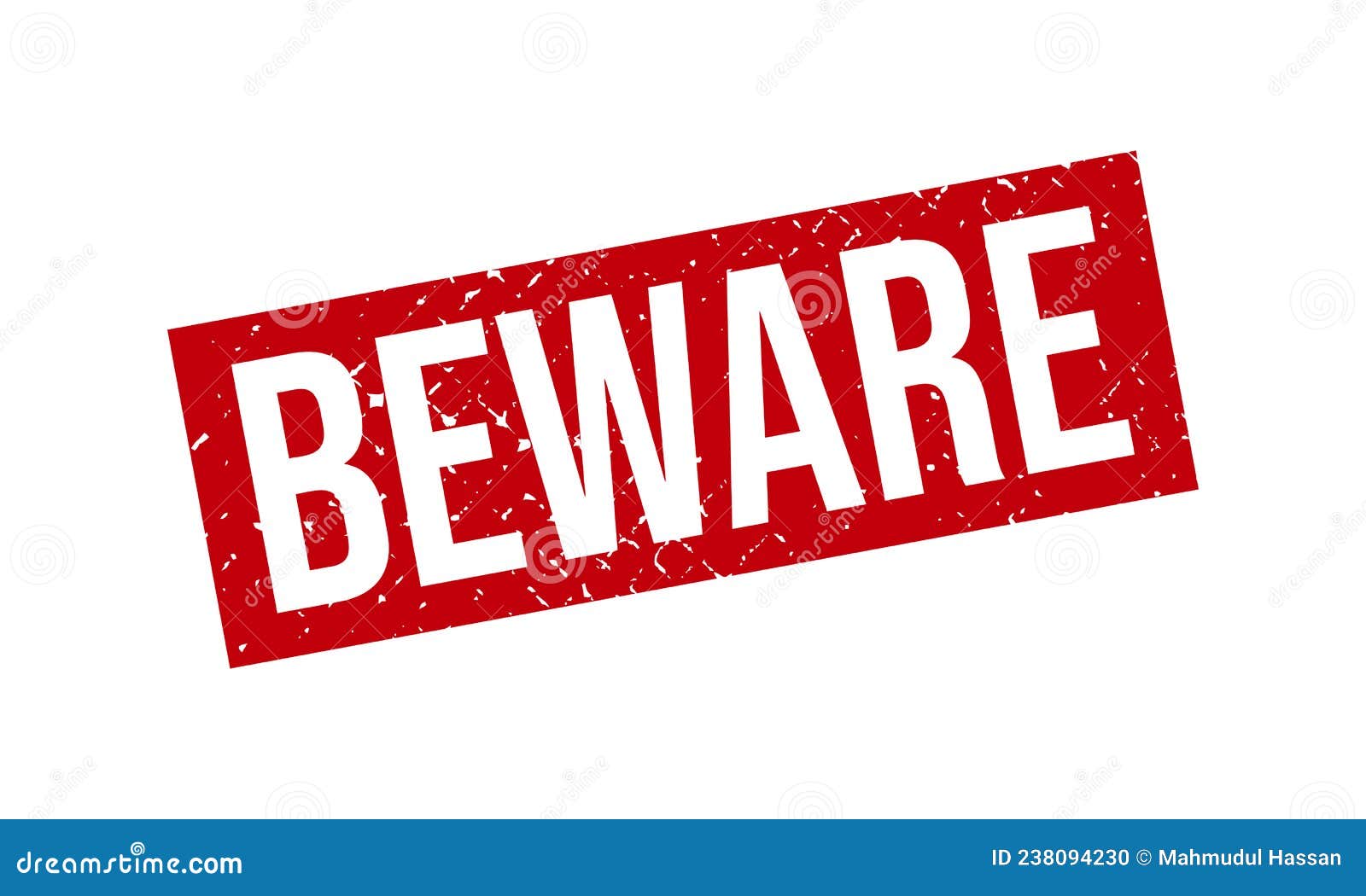 Beware Rubber Stamp. Red Beware Rubber Grunge Stamp Seal Vector ...