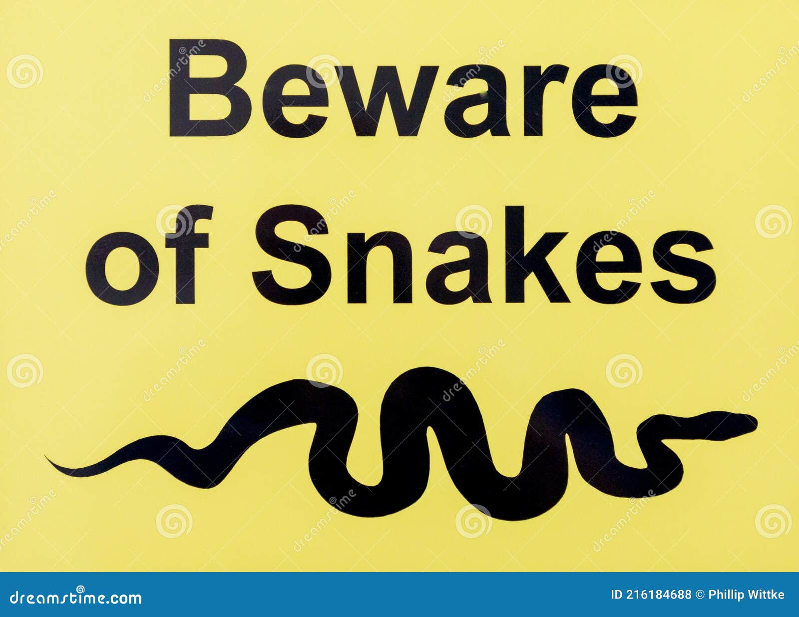 Beware Of Snakes And Insects. Stock Image | CartoonDealer.com #41850259