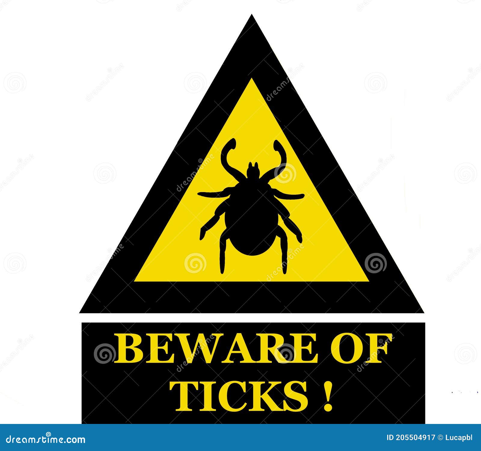 Ticks Warning Mite Bug Icon. Encephalitis Parasite Icon. Vector Of Tick ...