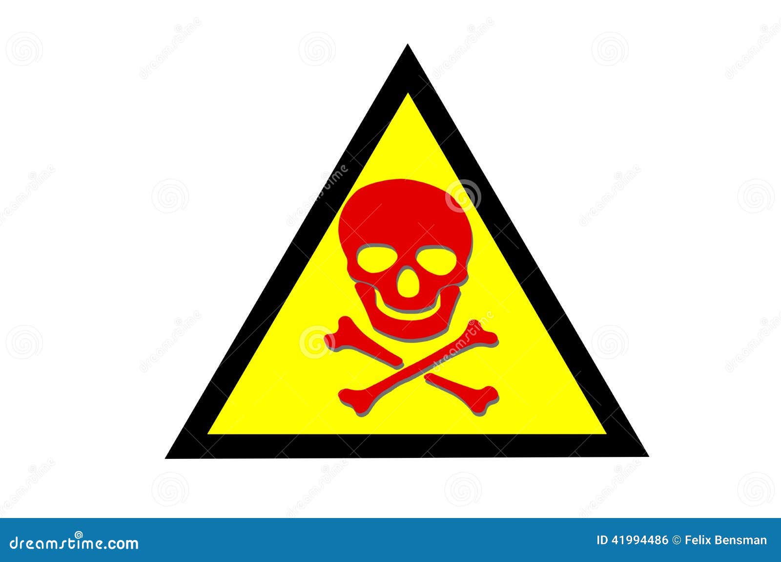Beware Toxic Chemicals Symbol Sign, Vector Illustration, Isolate On ...