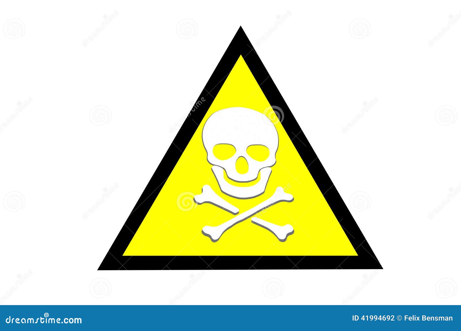 Beware Toxic Chemicals Symbol Sign, Vector Illustration, Isolate On ...