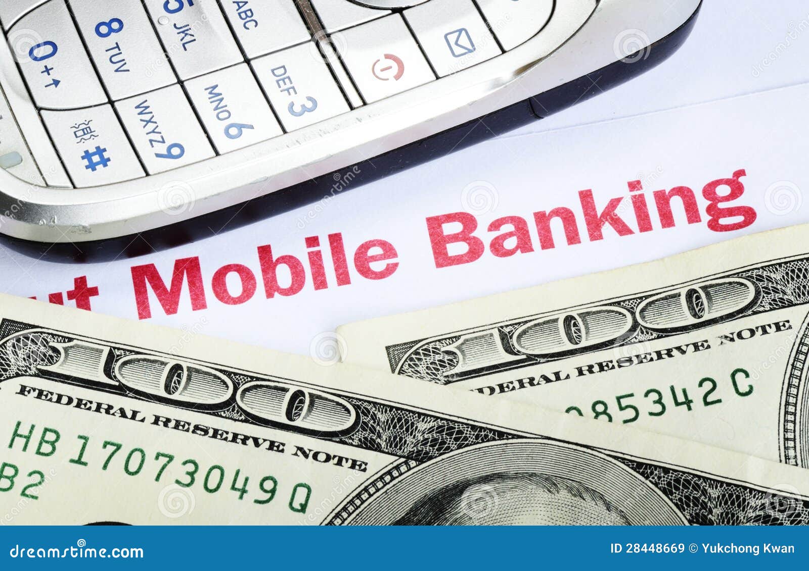 Bewegliches Bankwesen stockbild. Bild von etat, intelligent - 28448669