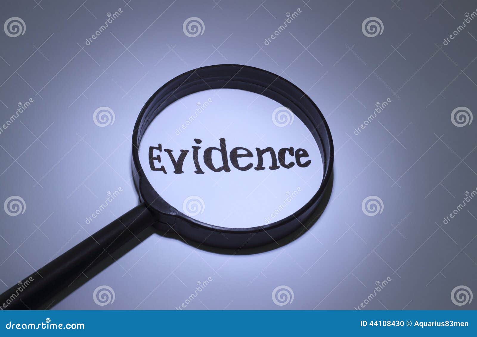 Beweis stock abbildung. Illustration von nachrichten - 44108430