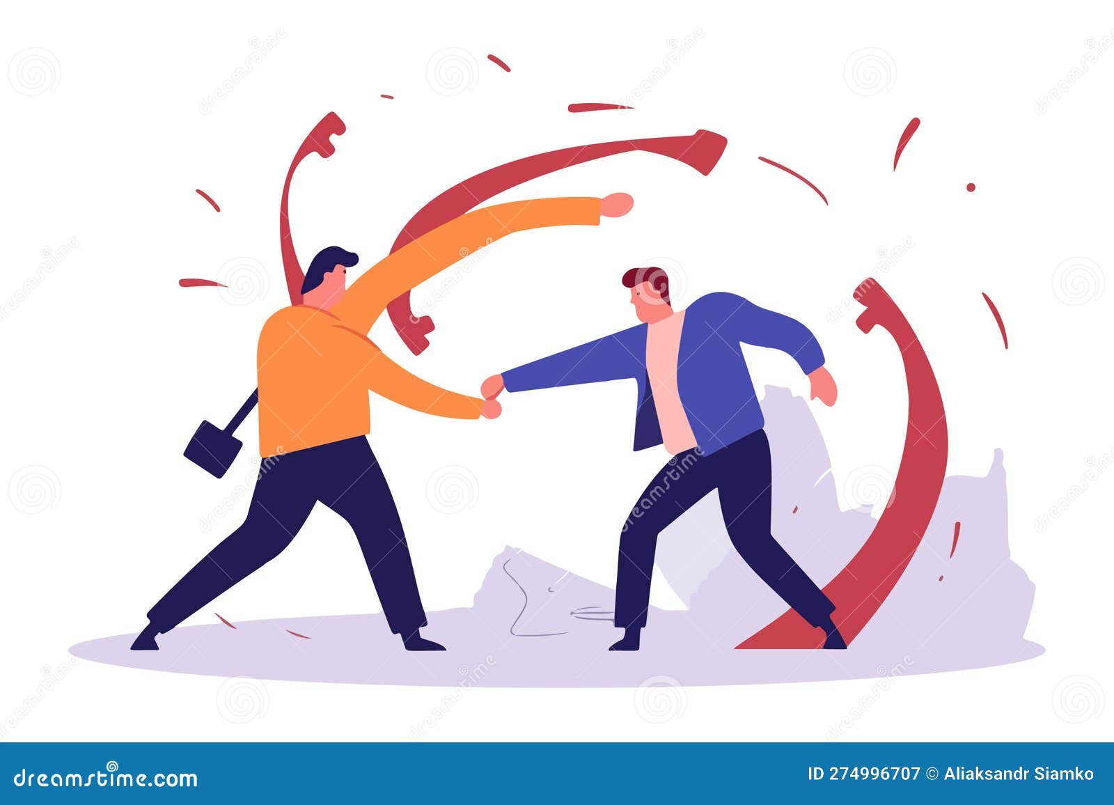 Bewildered Man Throws Boomerang, only for it To Return. Perplexed ...