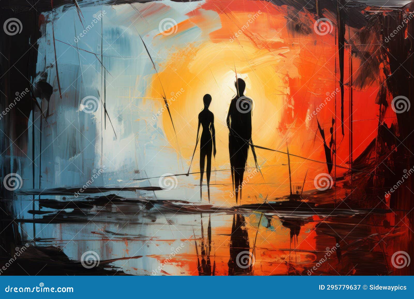 Bewitched Shadow Mirrors - Generative AI Stock Illustration ...