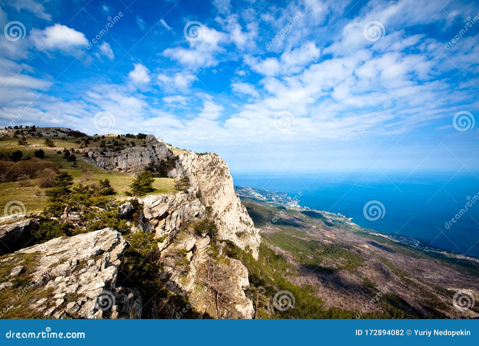 Bewitching View of the High Cliffs of the Beach Stock Photo - Image of ...