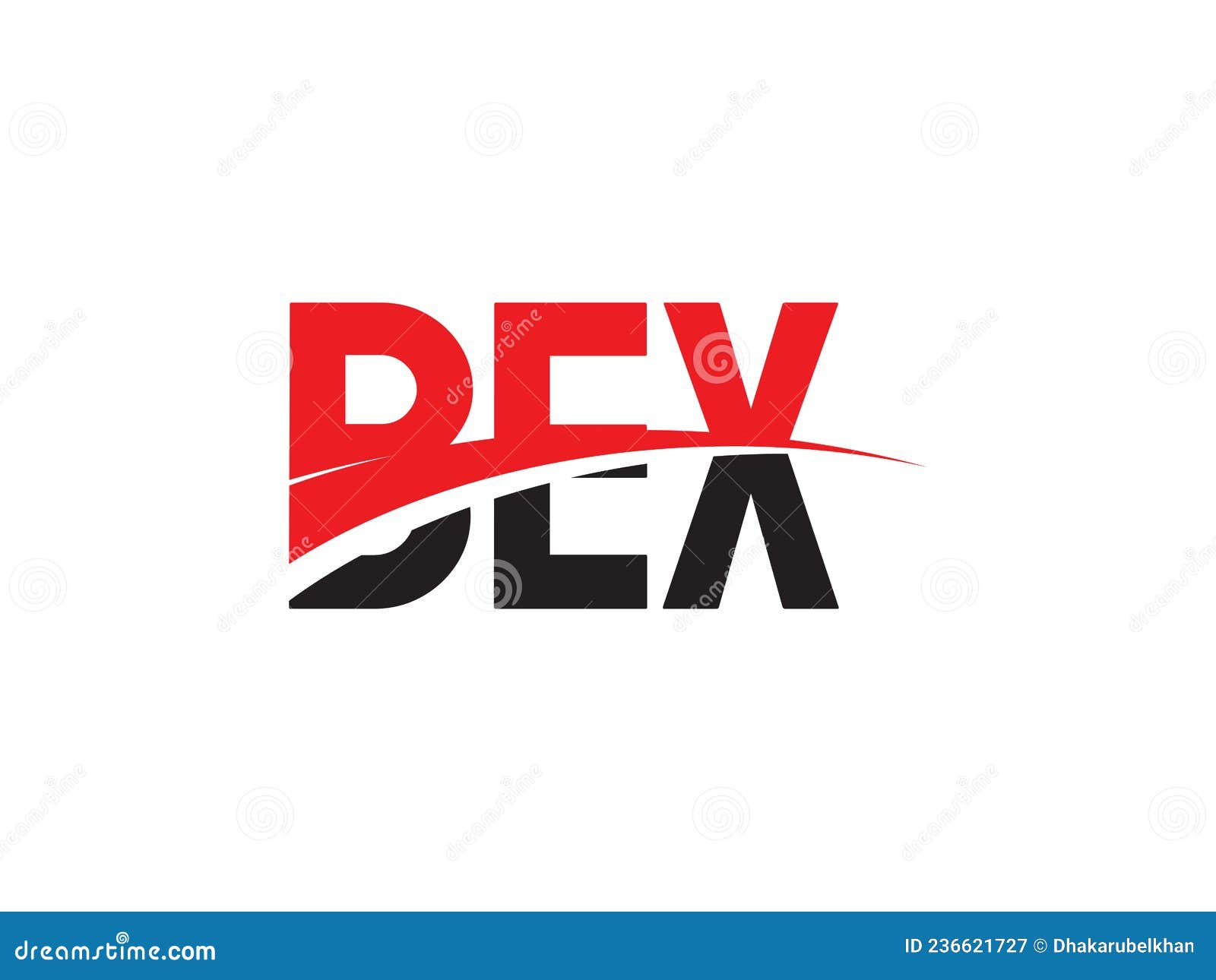 BEX Letter Initial Logo Design Vector Illustration Stock Vector ...