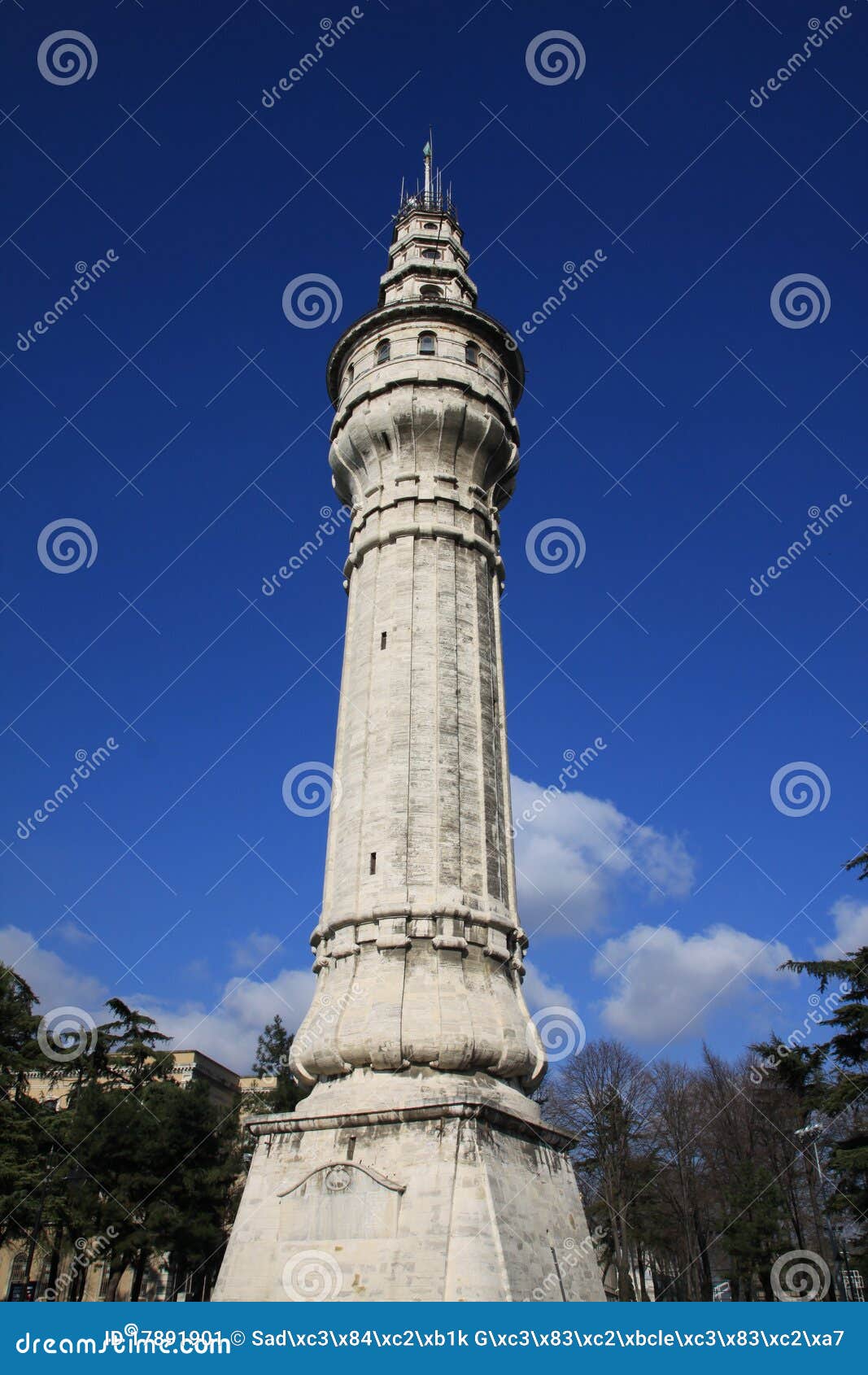 Beyazit Tower stock image. Image of history, turkey, tower - 17891901