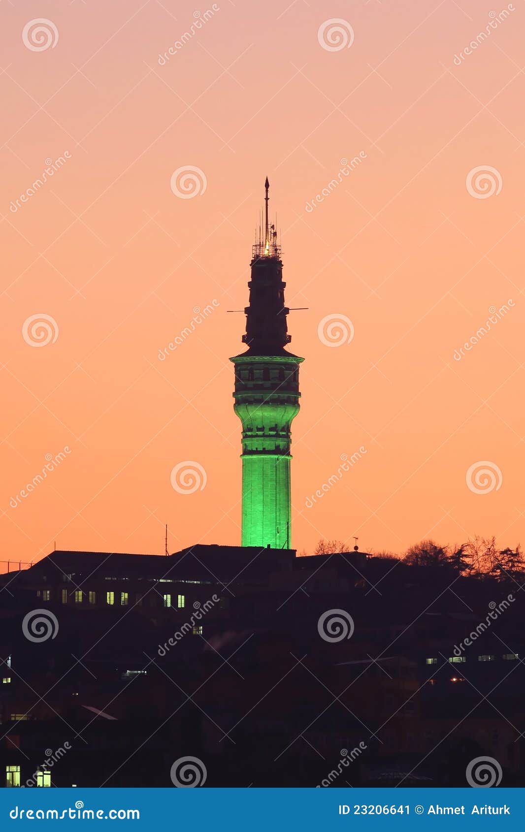 Beyazit Tower stock image. Image of color, tourism, tower - 23206641