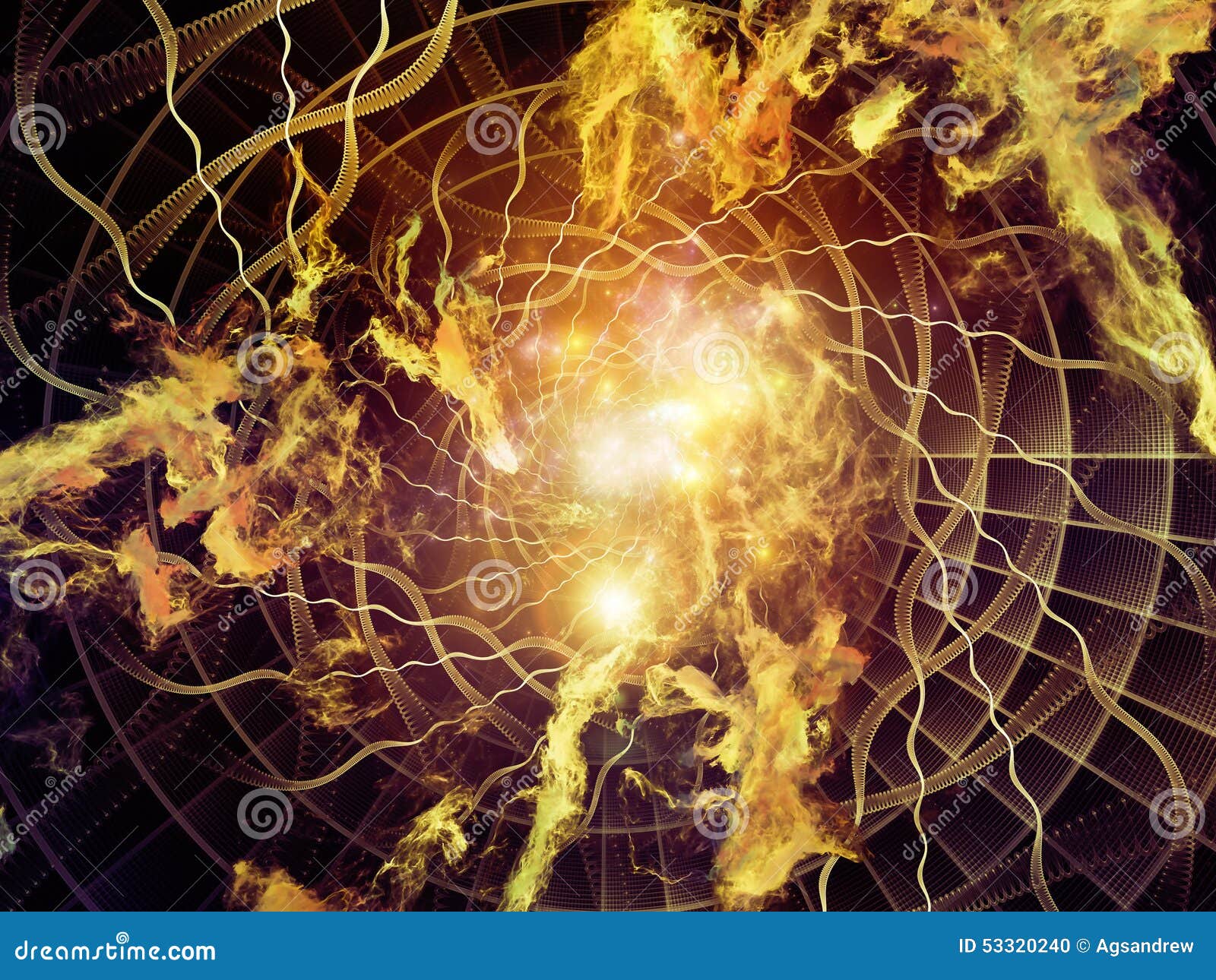 Beyond Abstract Visualization Stock Illustration - Illustration of ...