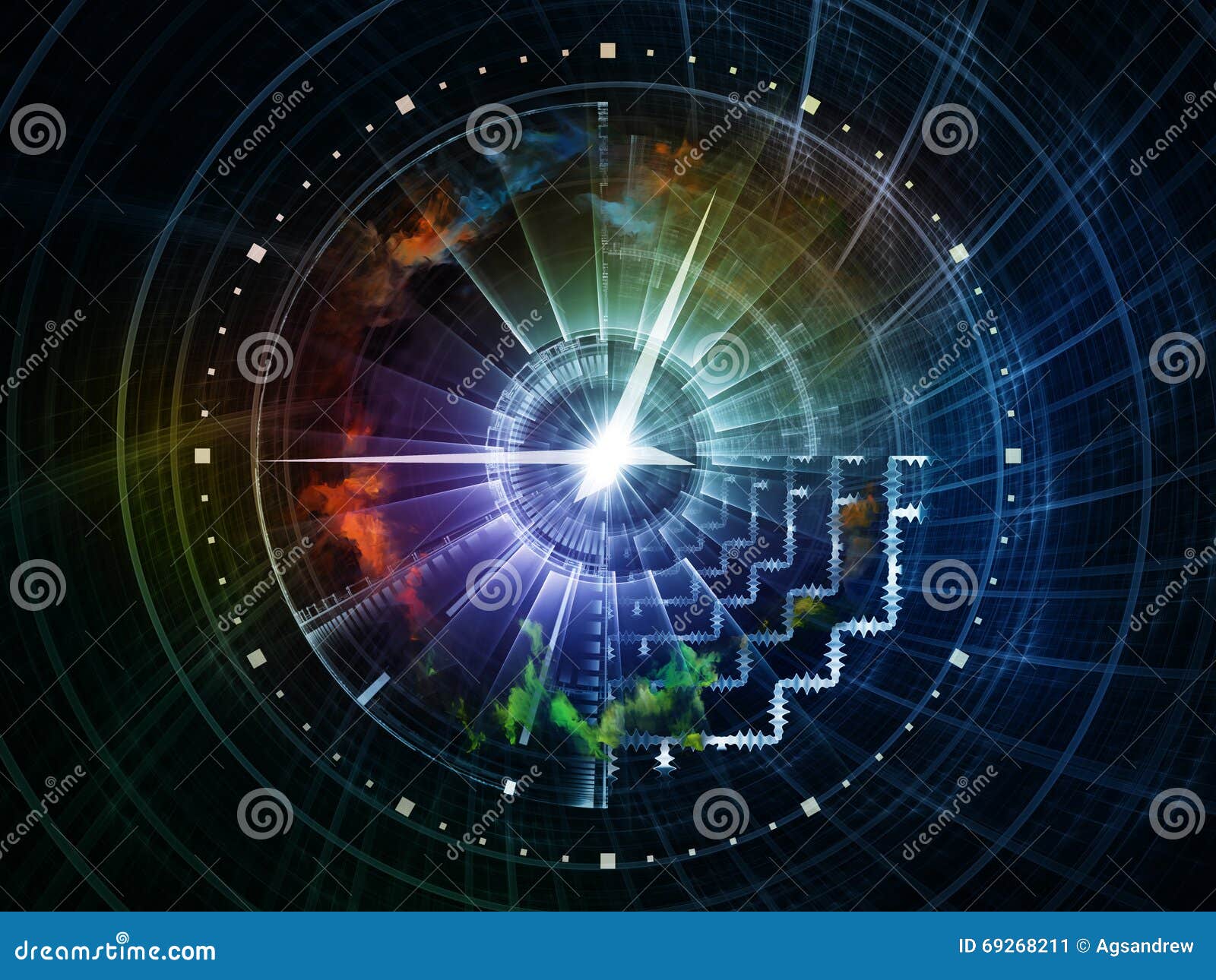 Beyond Abstract Visualization Stock Illustration - Illustration of ...