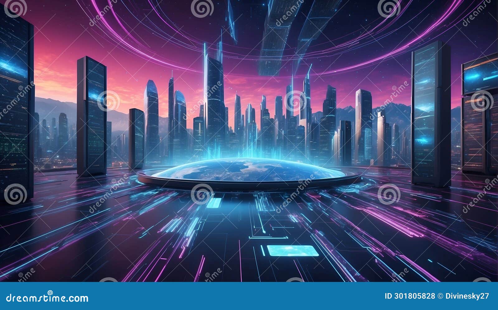 Beyond The Binary: QuantumQuotient's 3D Symphony. AI Generate Stock ... Beyond The Binary: QuantumQuotient's 3D Symphony. AI Generate Stock ...