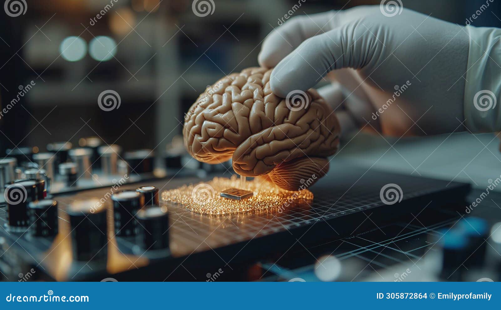 Beyond Boundaries: Scientist S Work Pushes the Limits of Human Cognition Stock Illustration ...