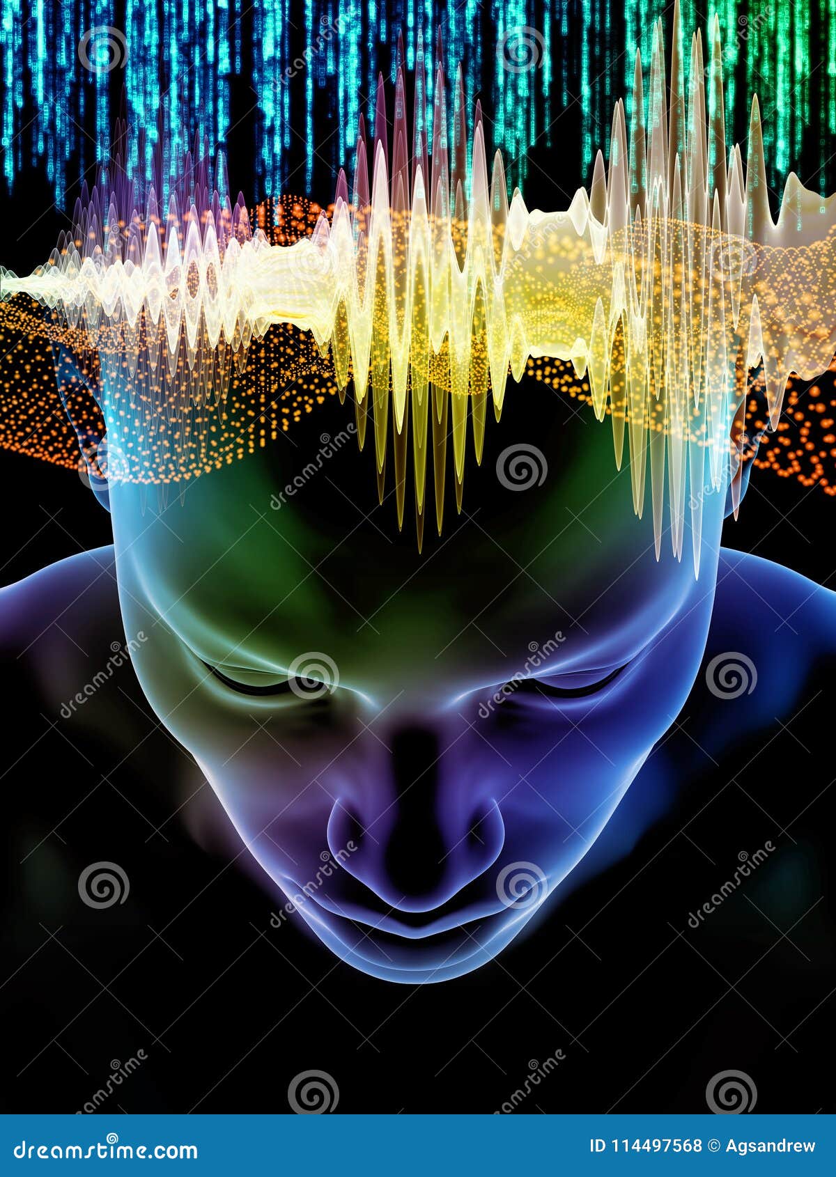 Beyond Consciousness stock illustration. Illustration of conceiving ...