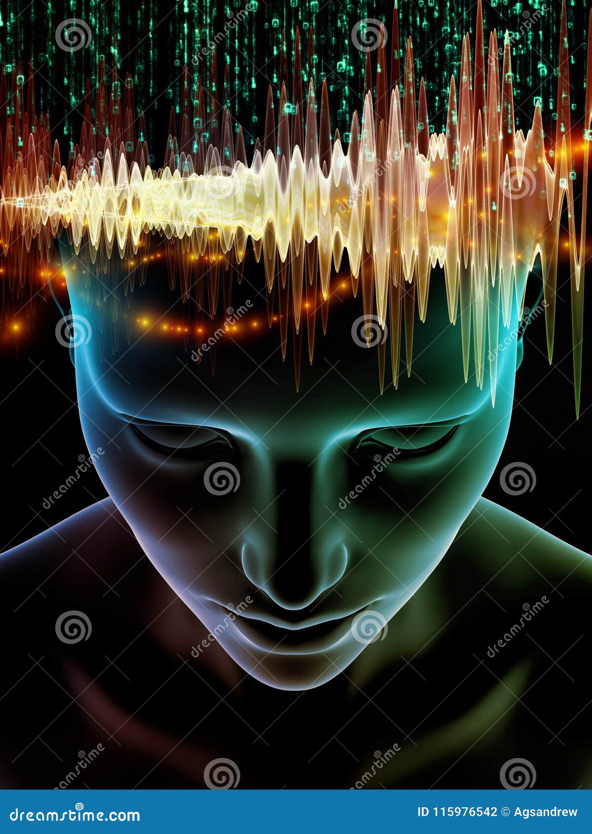 Beyond Consciousness stock illustration. Illustration of creativity ...