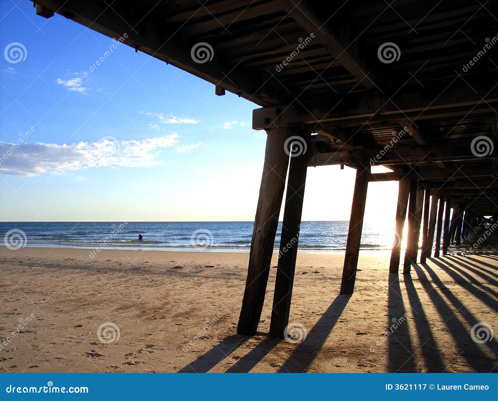 Beyond the Henley Jetty 1 stock image. Image of henley - 3621117