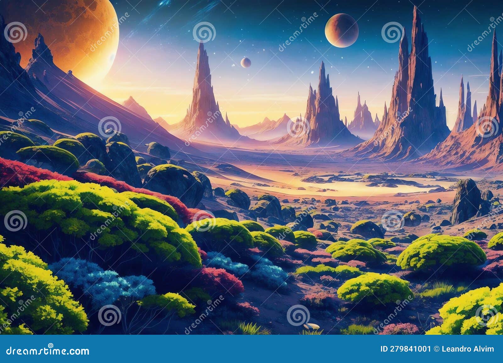 Beyond Imagination A Superlative Landscape From An Alien World .AI ...