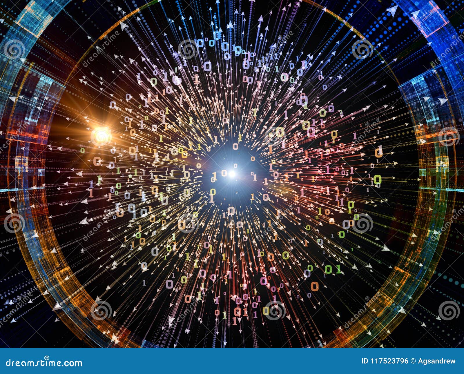 Beyond Integers stock illustration. Illustration of digit - 117523796