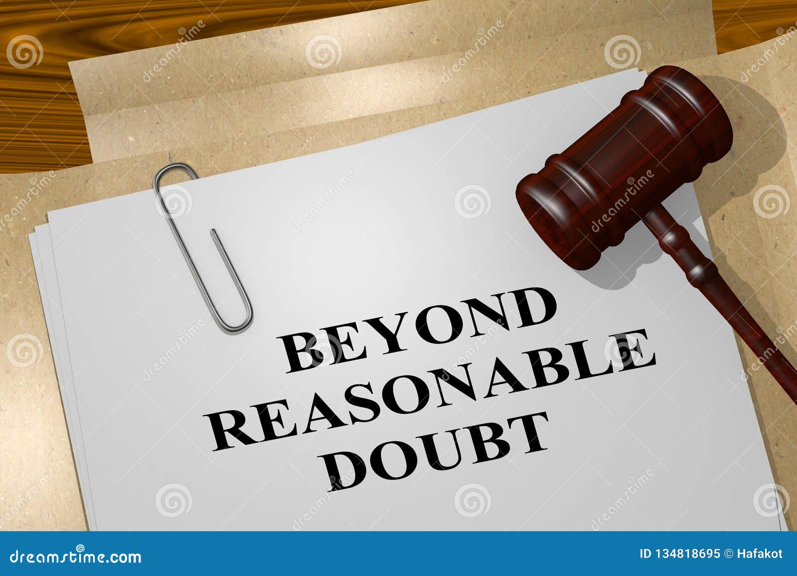 BEYOND REASONABLE DOUBT Concept Stock Illustration - Illustration of ...