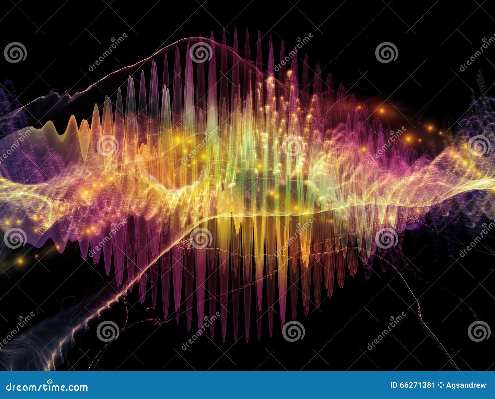 Beyond Sound Wave stock illustration. Illustration of computer - 66271381