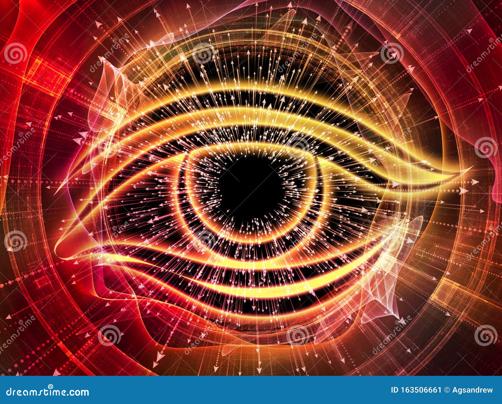 Beyond Visual Information stock illustration. Illustration of ...