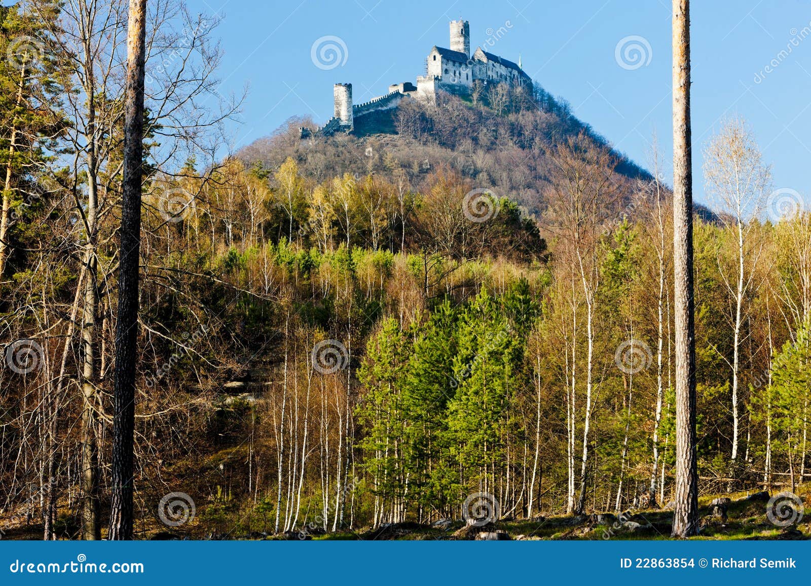 Bezdez Castle stock photo. Image of travel, castle, sights - 22863854